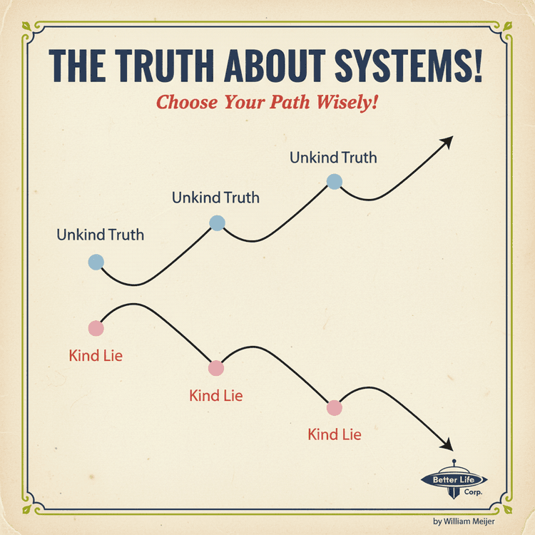 The "Kind Lie" vs "Unkind Truth" Curve Every Team Needs | SwipeFile