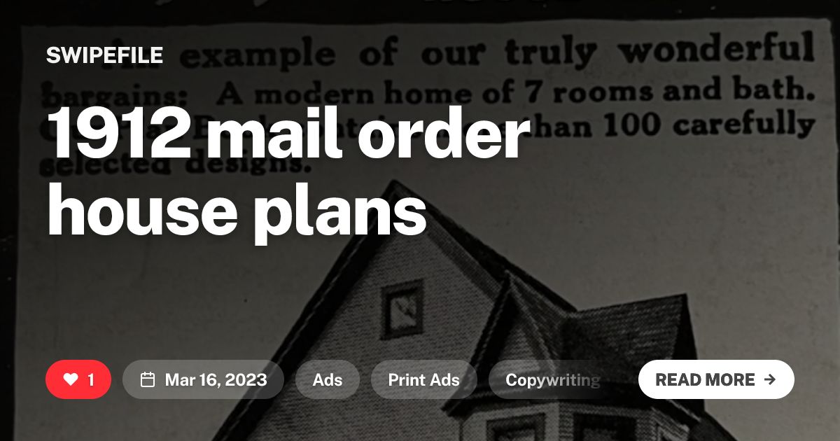 1912 mail order house plans | SwipeFile