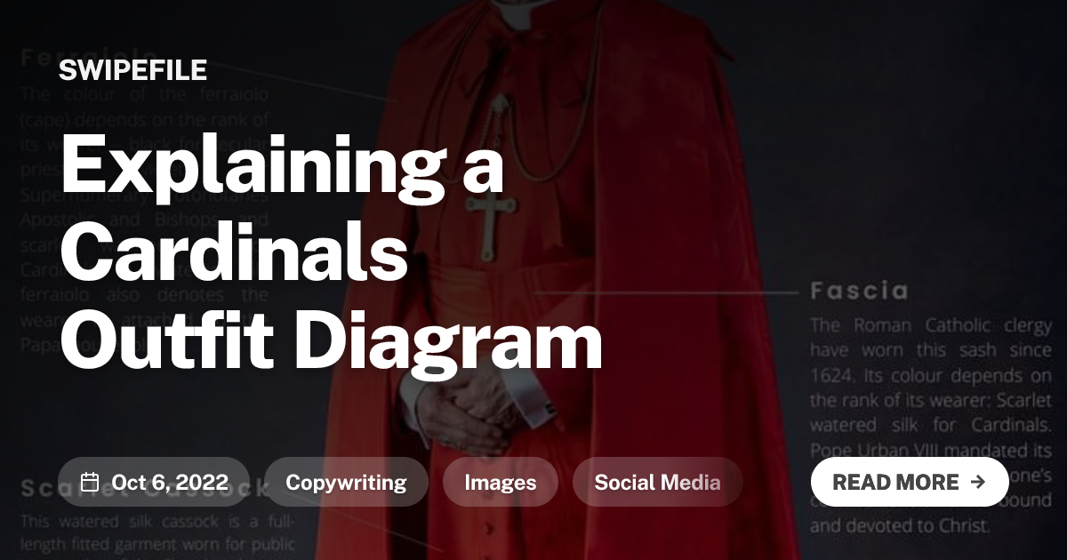 Explaining a Cardinals Outfit Diagram | SwipeFile