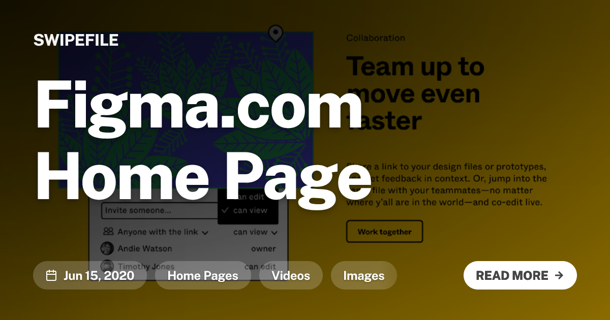 Figma.com Home Page | SwipeFile