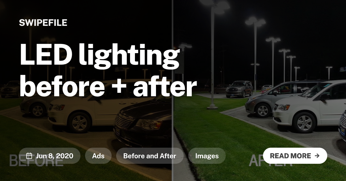 Led Lighting Before And After Lighting The Way, One Parkade At A Time