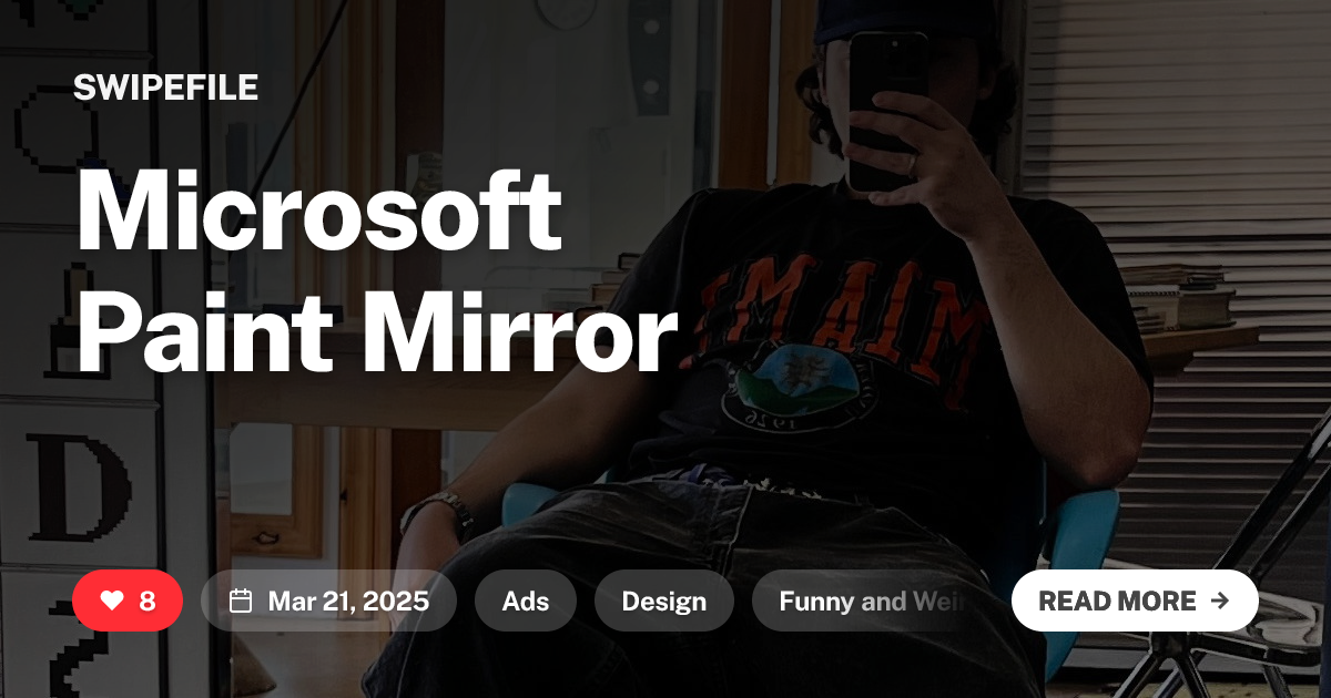 Microsoft Paint Mirror | SwipeFile