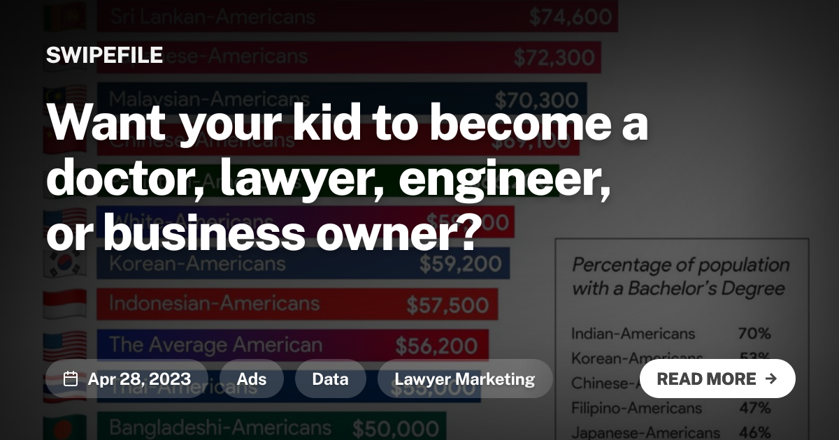 Want your kid to become a doctor, lawyer, engineer, or business owner ...