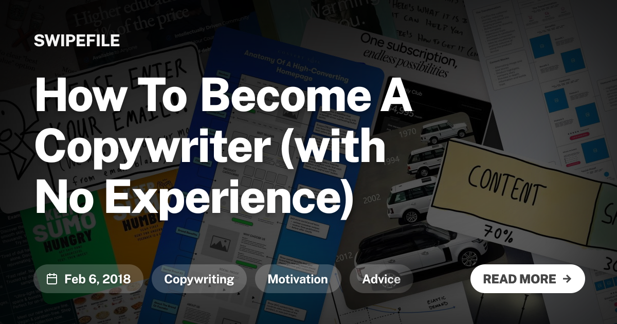 How To Become A Copywriter (with No Experience) | Swipefile