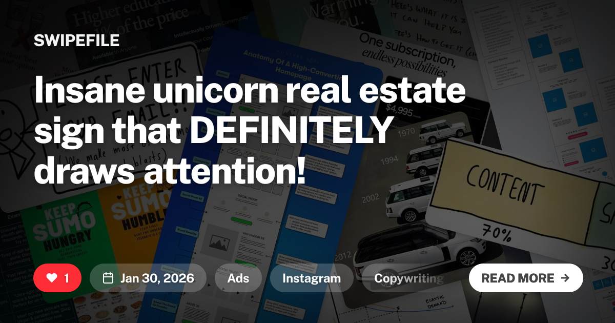 Insane unicorn real estate sign that DEFINITELY draws attention ...