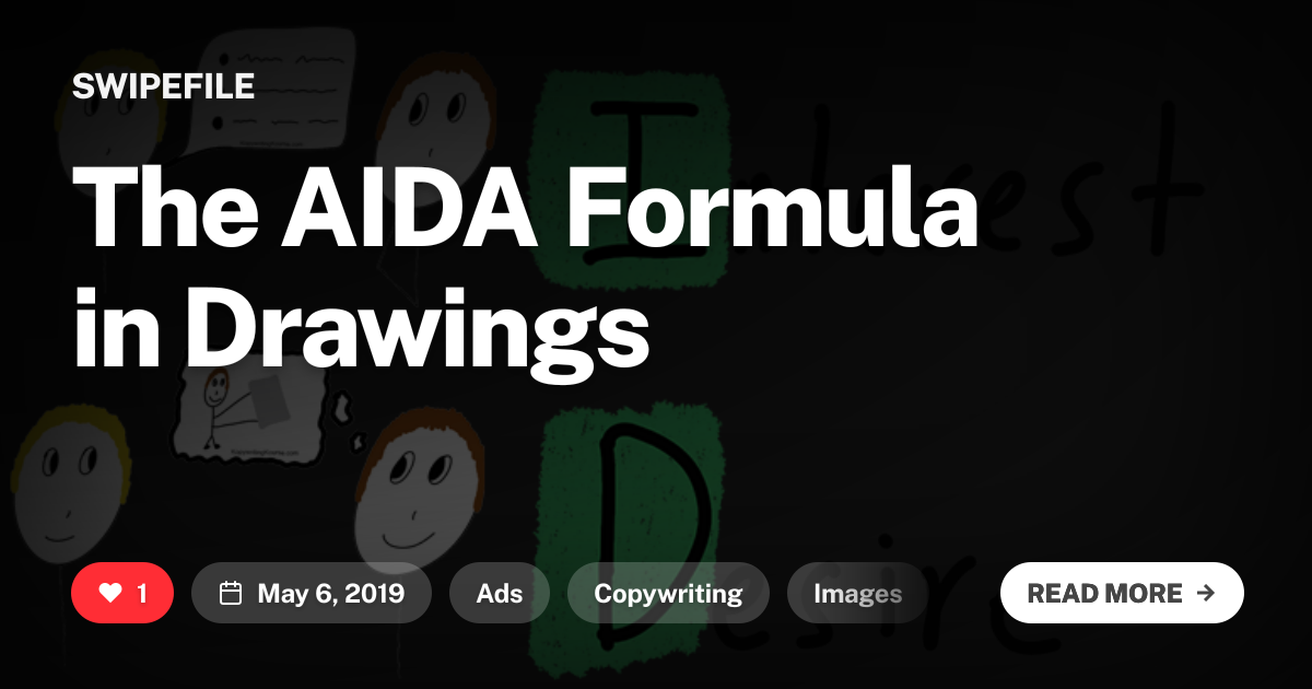 The AIDA Formula in Drawings | Swipefile