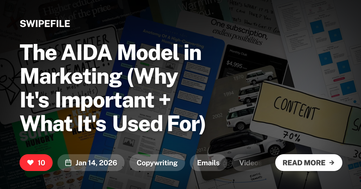 The AIDA Model in Marketing (Why It's Important + What It's Used For ...