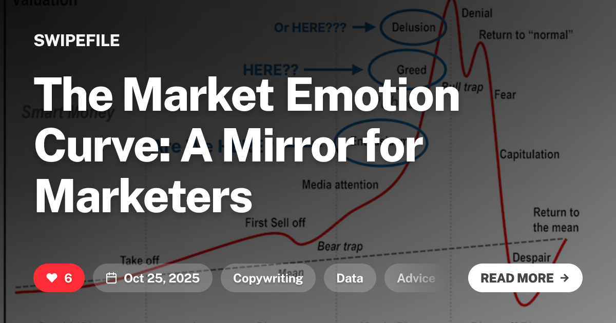 The Market Emotion Curve: A Mirror for Marketers | SwipeFile