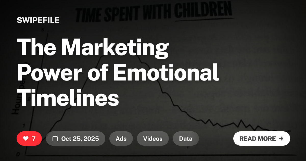 The Marketing Power of Emotional Timelines | SwipeFile