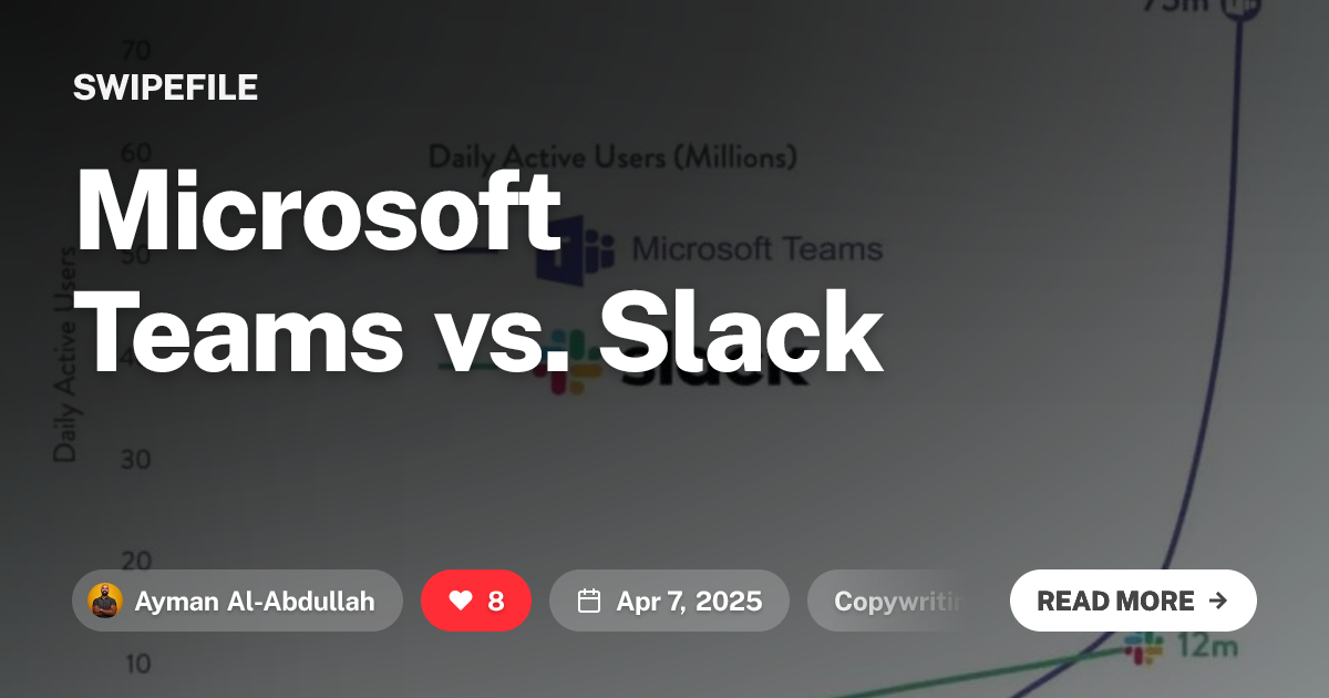 Microsoft Teams vs. Slack | SwipeFile