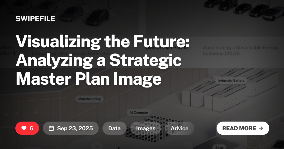 Visualizing the Future: Analyzing a Strategic Master Plan Image | SwipeFile